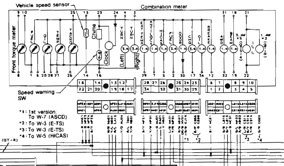 R32 GTR Speedometer Wiring and Plugs - R Series (R30, R31, R32, R33 ...